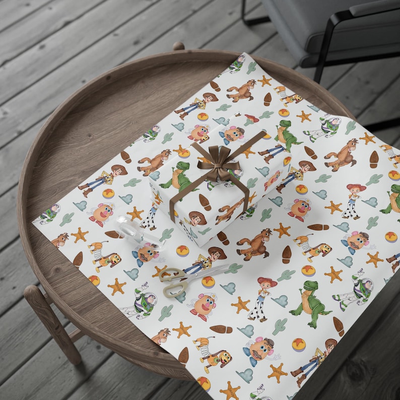 Toy Story Wrapping Paper, Gift Wrapping, Kids Gift Wrapping Paper - Etsy