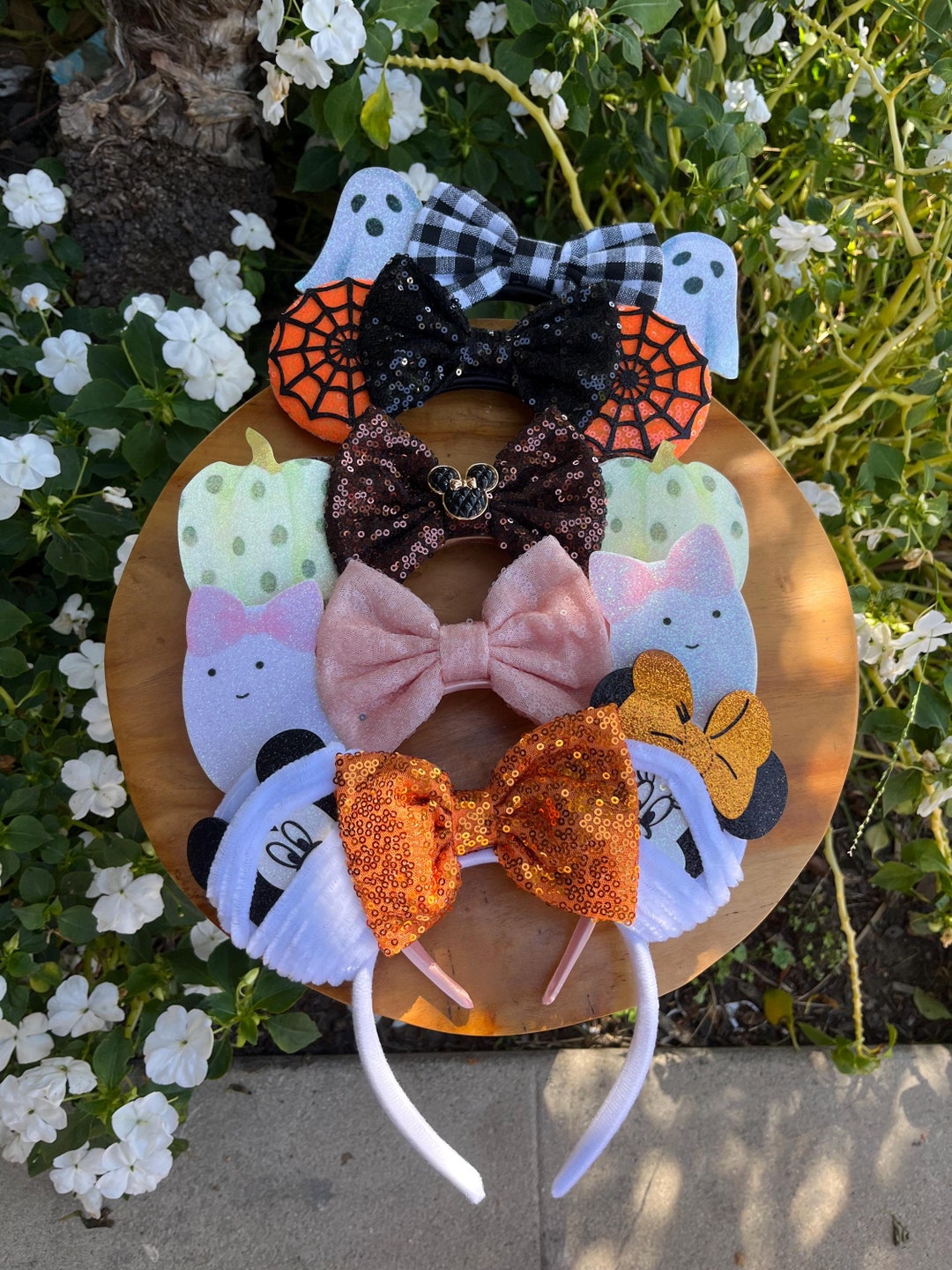 Halloween Minnie Ears, Disney Minnie Ears, Fall Disney Ears, Halloween ...