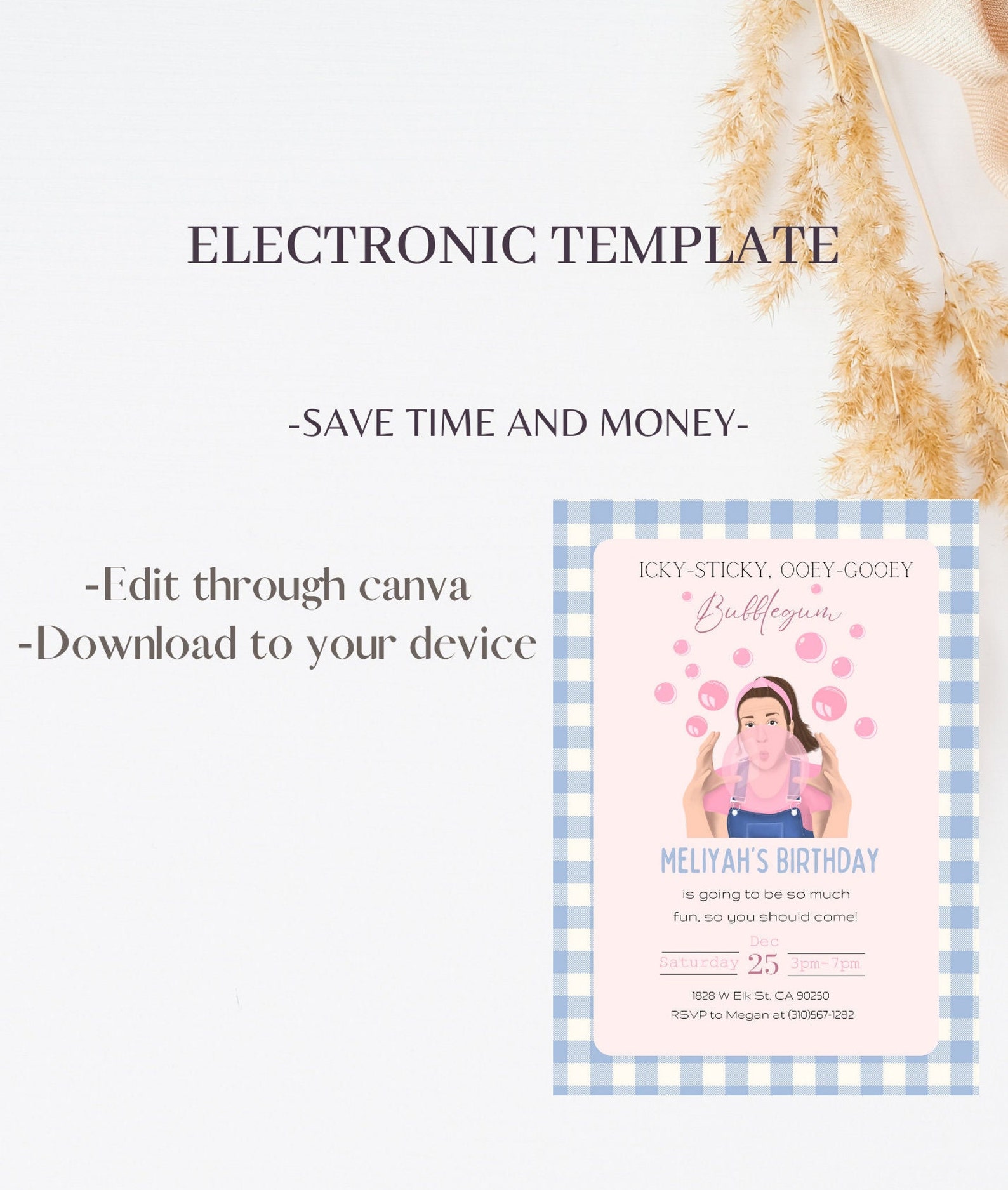 Ms Rachel Birthday Invitation Digital and Printable Ms Rachel - Etsy