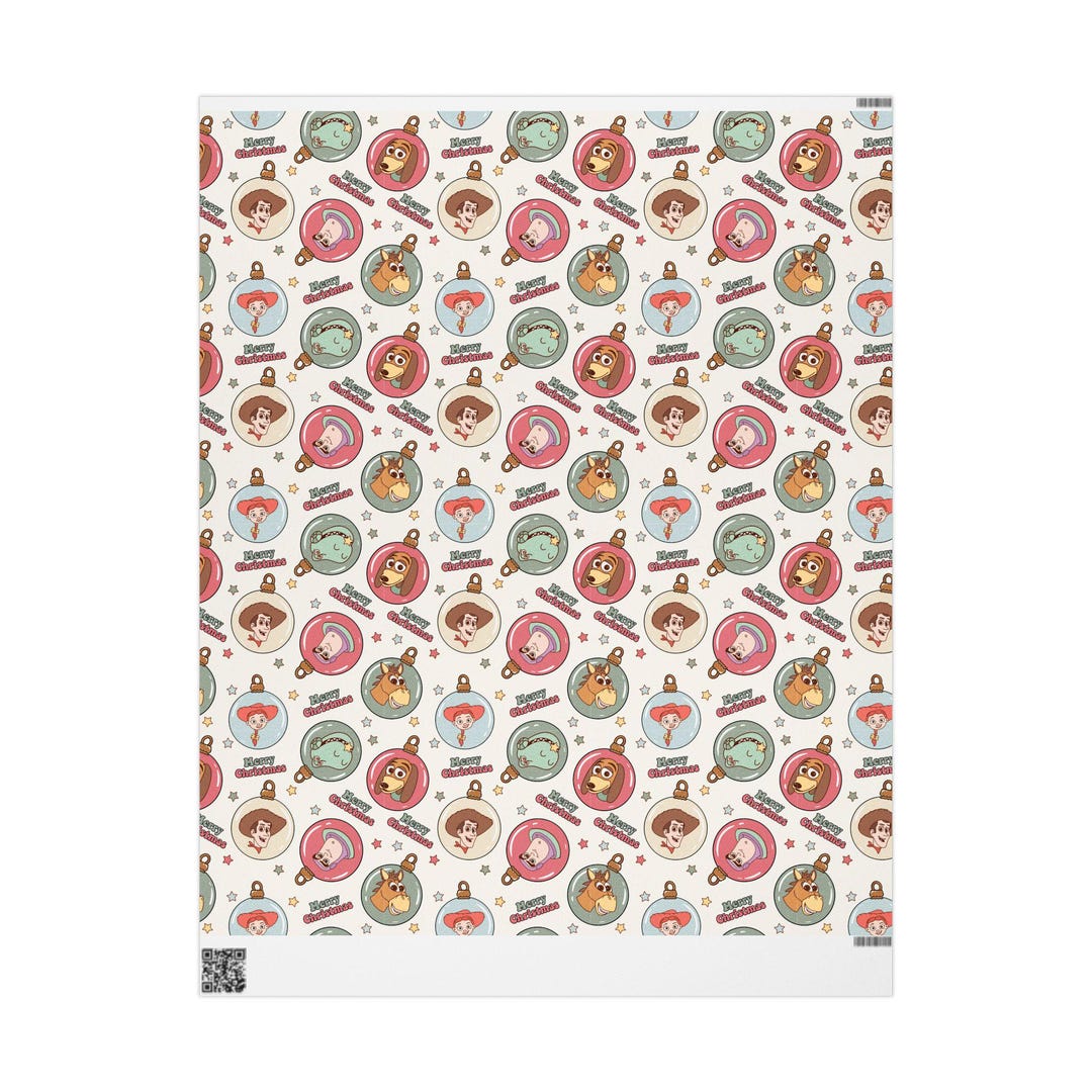 Christmas Toy Story Wrapping Papers Holiday Gift Wrap, Festive Present ...