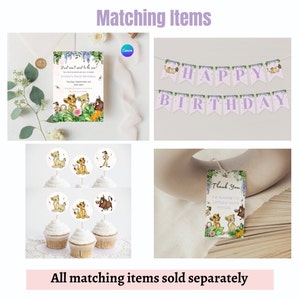 Lion King Cupcake Toppers, Pink Nala and Simba Printable Cupcake Topper ...