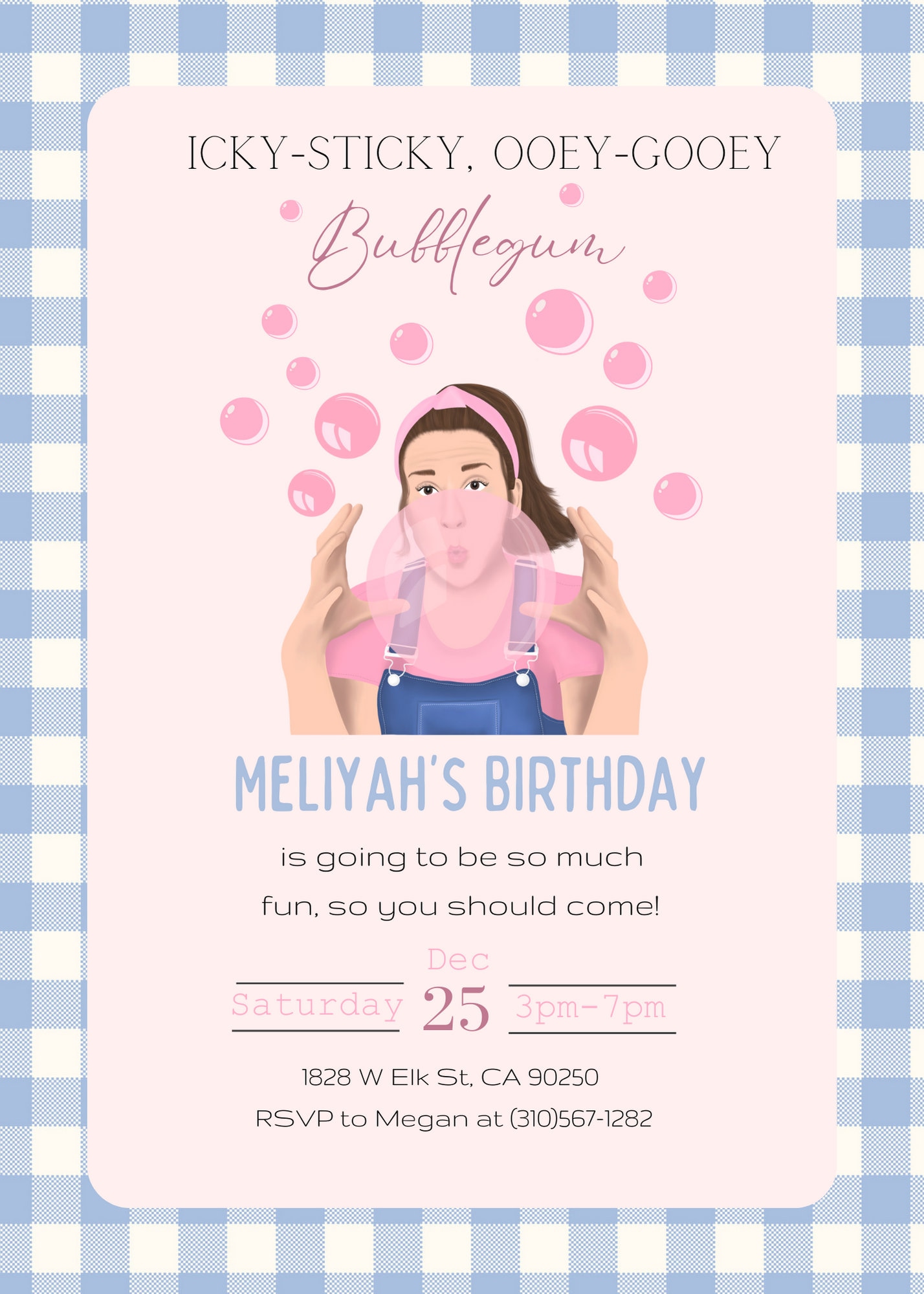 Ms Rachel Birthday Invitation Digital and Printable Ms Rachel - Etsy