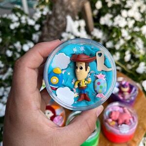Scented Toy Story Playdough Jars, Toy Story Kids Party Favors, Playdoh ...