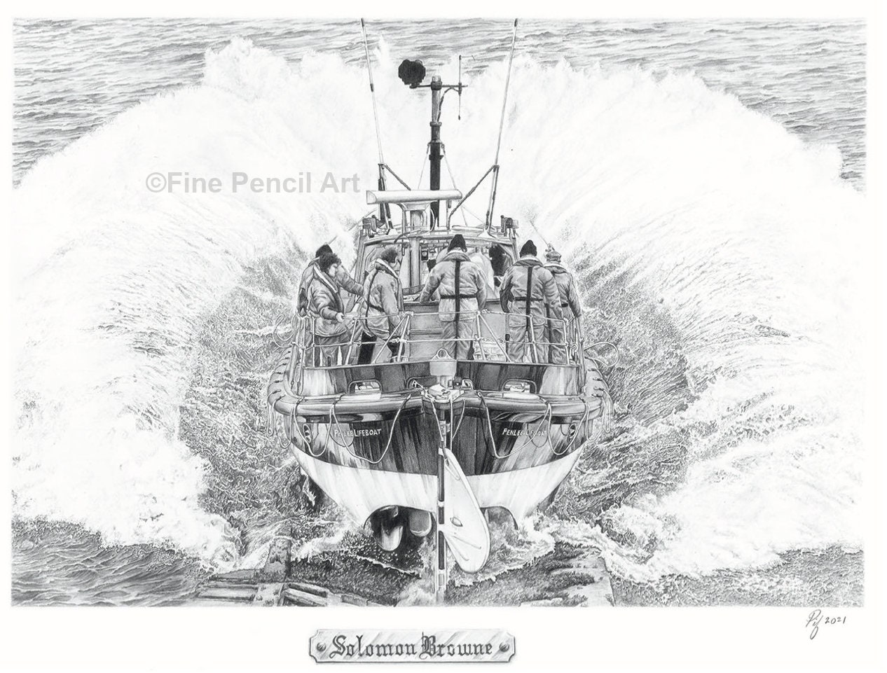 Penlee Lifeboat 'solomon Browne' by Paul Fulcher - Etsy UK