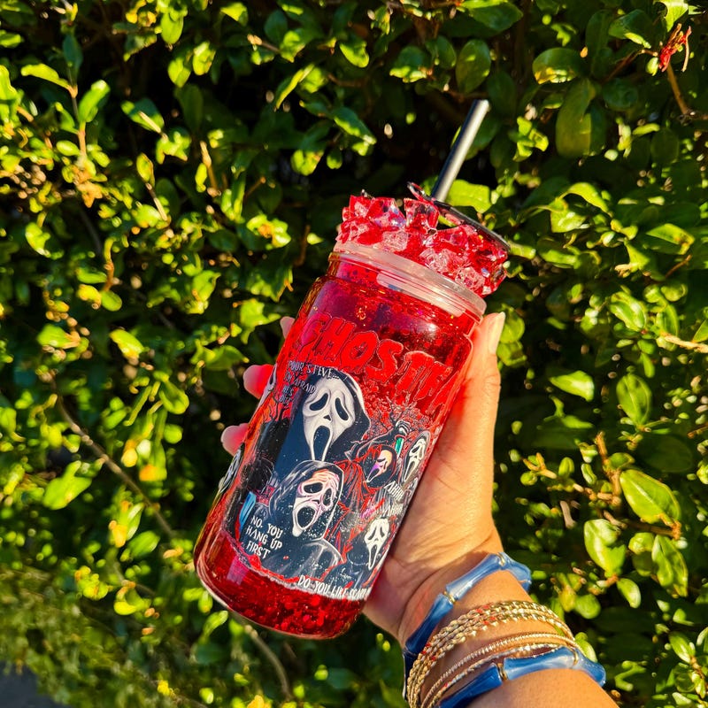 Glitter Ghostface Mask - Etsy