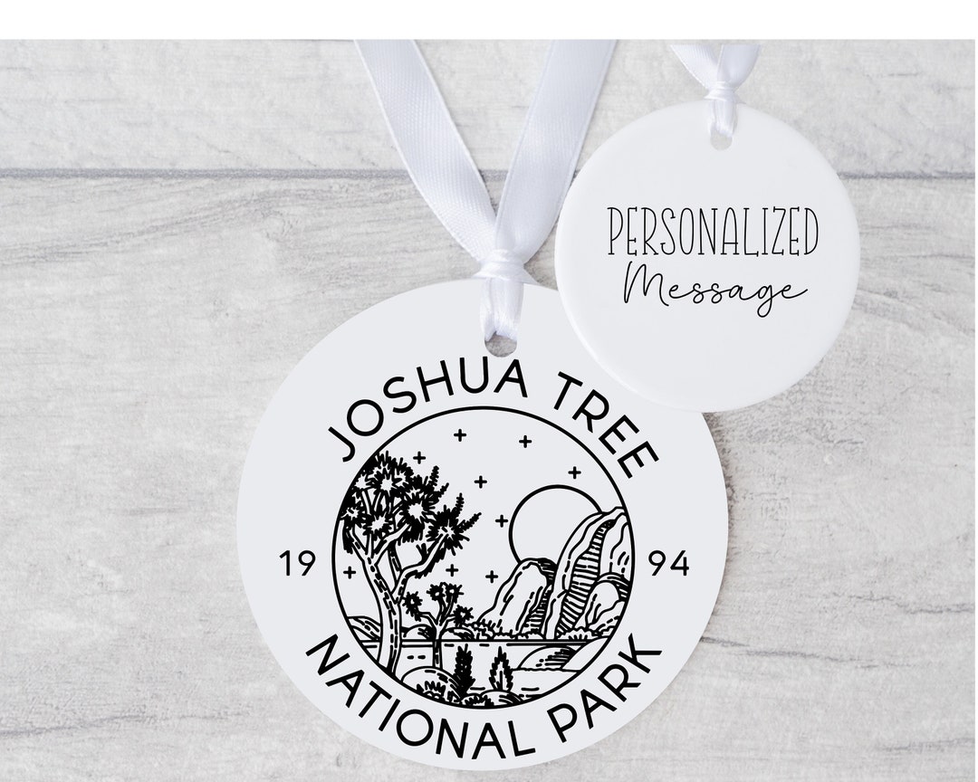 Joshua Tree National Park, Joshua Tree Christmas Ornament, Personalized ...