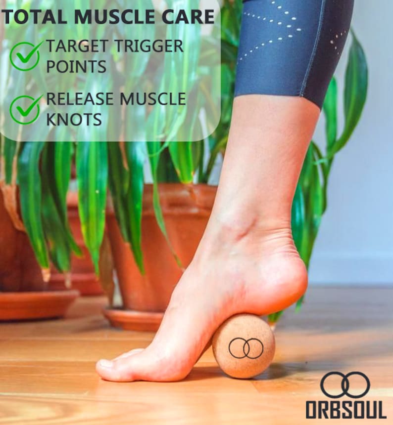 Orbsoul 3 Pc Deluxe Cork Massage Set 100% All-natural FREE - Etsy