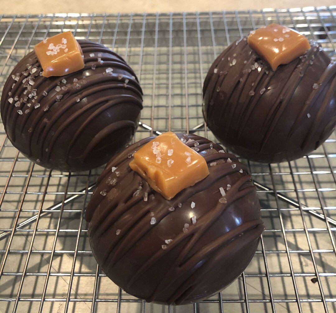 Salted Caramel Hot Coco Bomb - Etsy