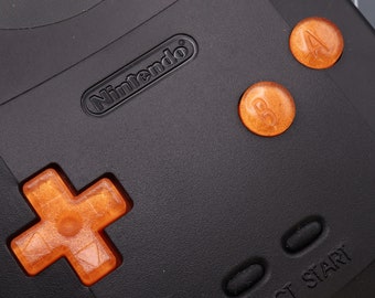 Game Boy Color Custom Resin Buttons Raspberry Candy - Etsy