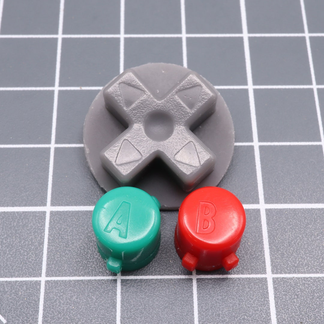 Game Boy Advance Custom Resin Buttons Game Cube Style - Etsy