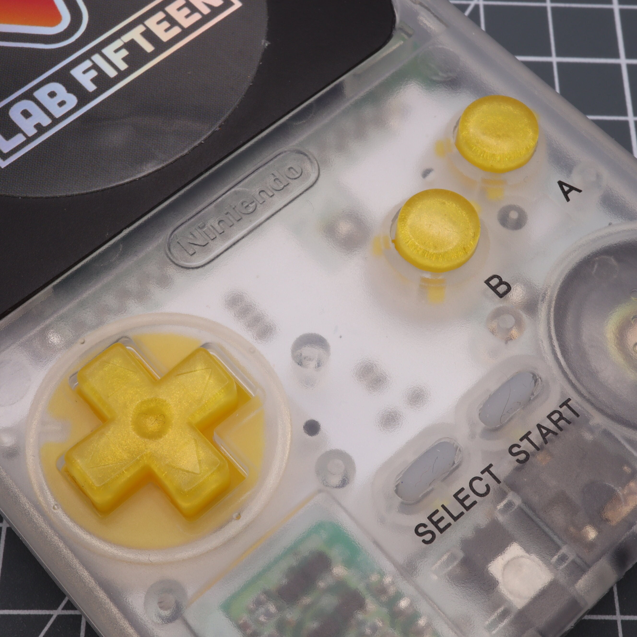 Game Boy Pocket Custom Resin Buttons Lemon Candy - Etsy