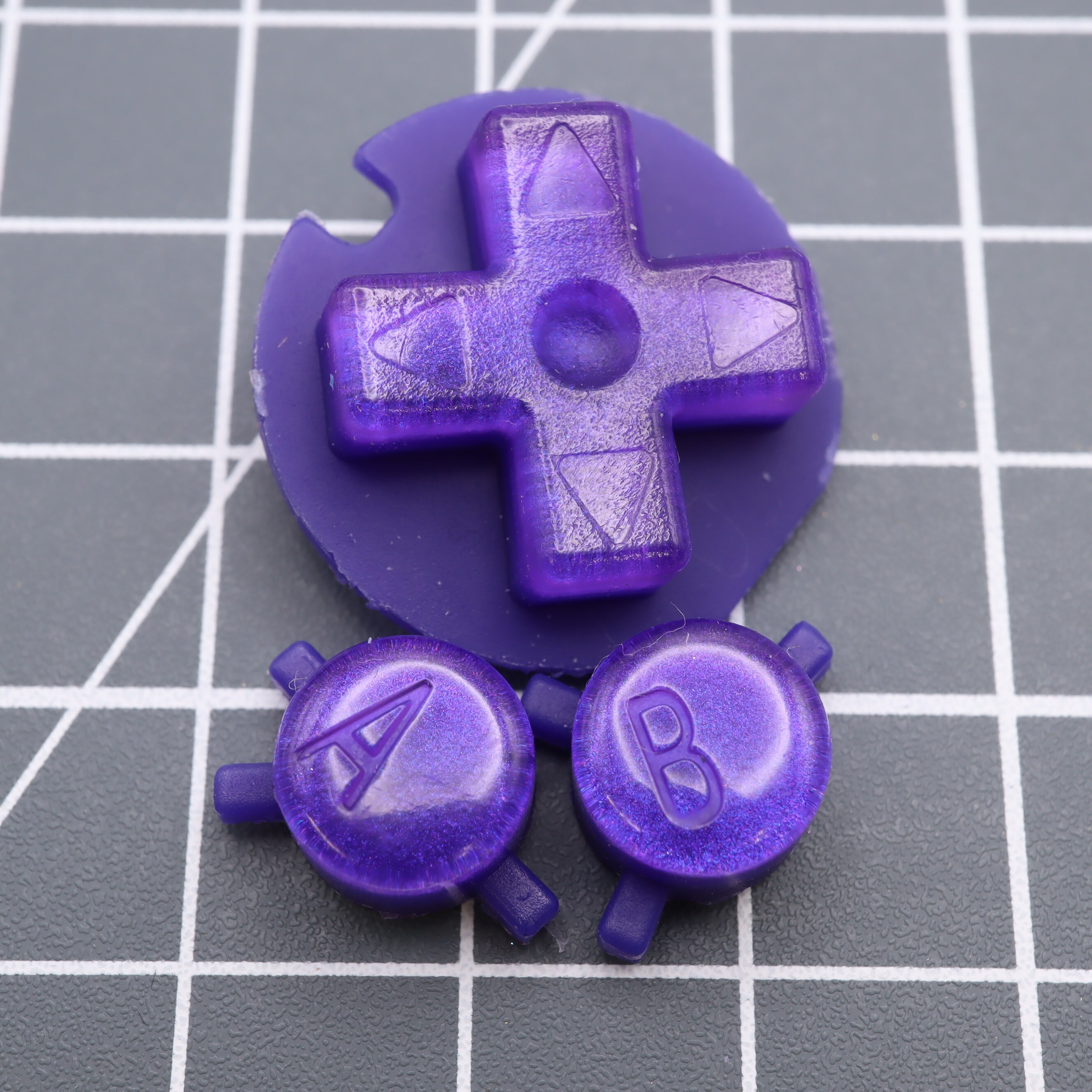 Game Boy Color Custom Resin Buttons Grape Candy - Etsy