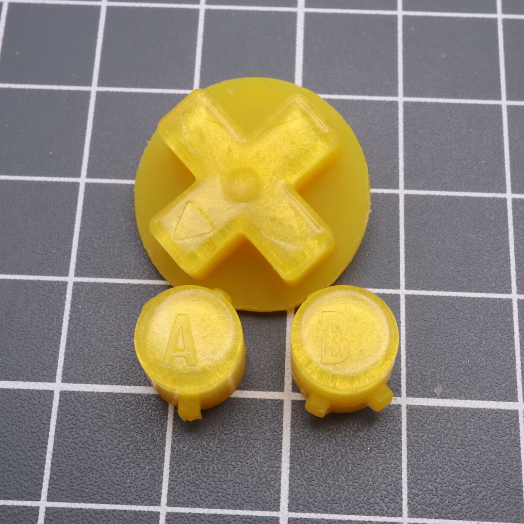 Game Boy Advance Custom Resin Buttons Lemon Candy - Etsy
