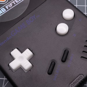 Game Boy DMG-01 Original Custom Resin Buttons Glow in the Dark Aqua - Etsy