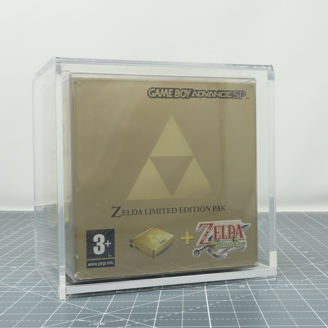 Game Boy Advance SP PAL Boxed Console Acrylic Protective Display Show ...