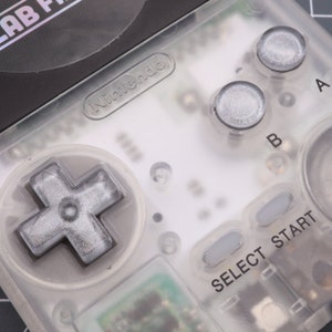 Game Boy Pocket Custom Resin Buttons Metallic Silver - Etsy
