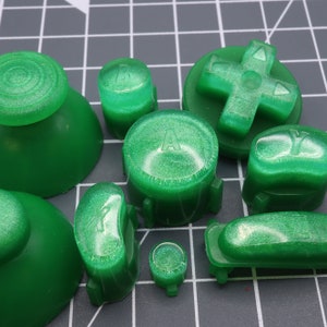 Nintendo Gamecube Custom Resin Buttons Lime Candy Green - Etsy