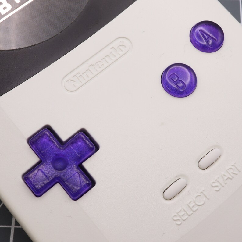 Game Boy Color Custom Resin Buttons Grape Candy - Etsy