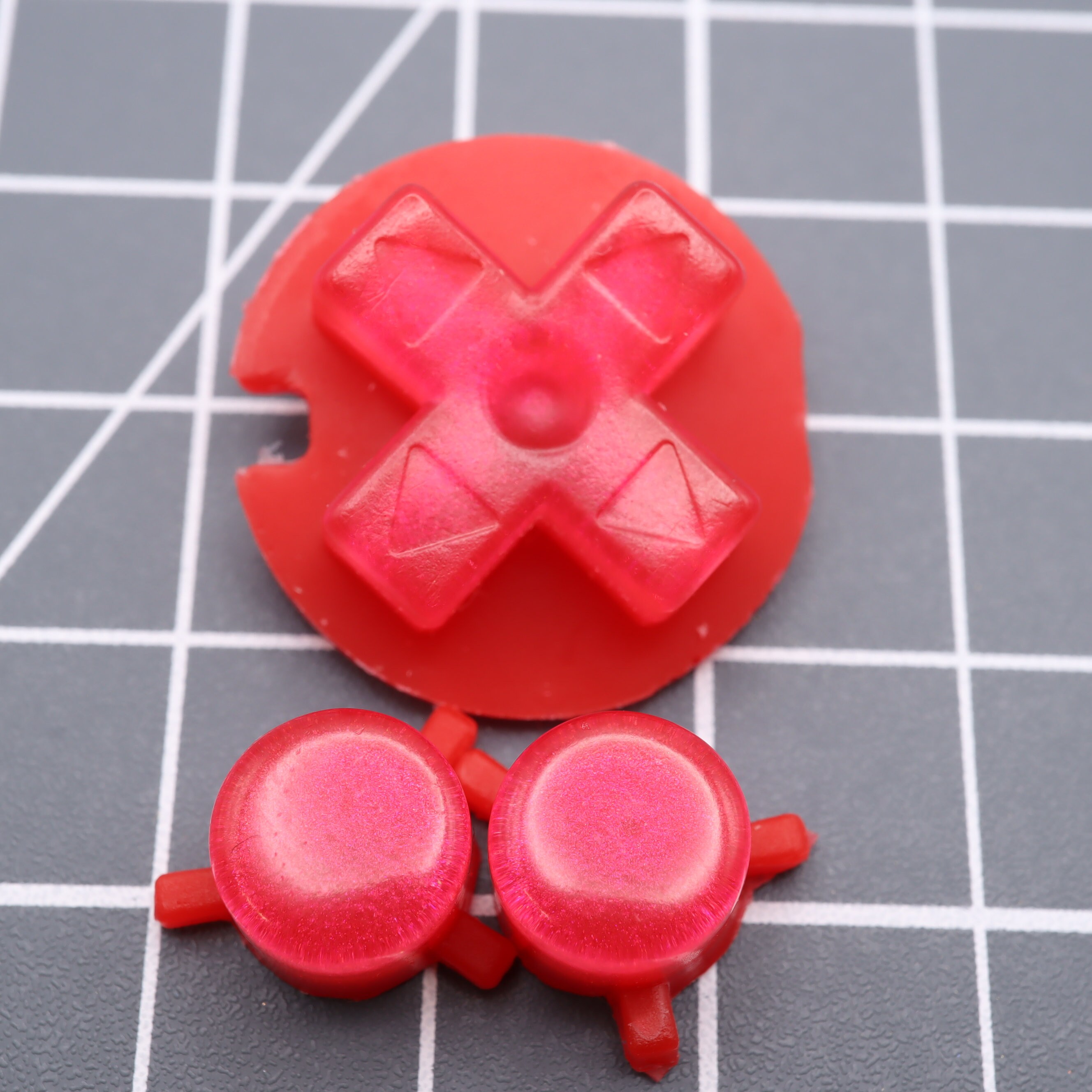 Game Boy Pocket Custom Resin Buttons Strawberry Candy - Etsy