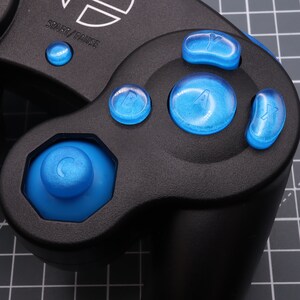 Nintendo Gamecube Custom Resin Buttons Blueberry Candy Blue - Etsy