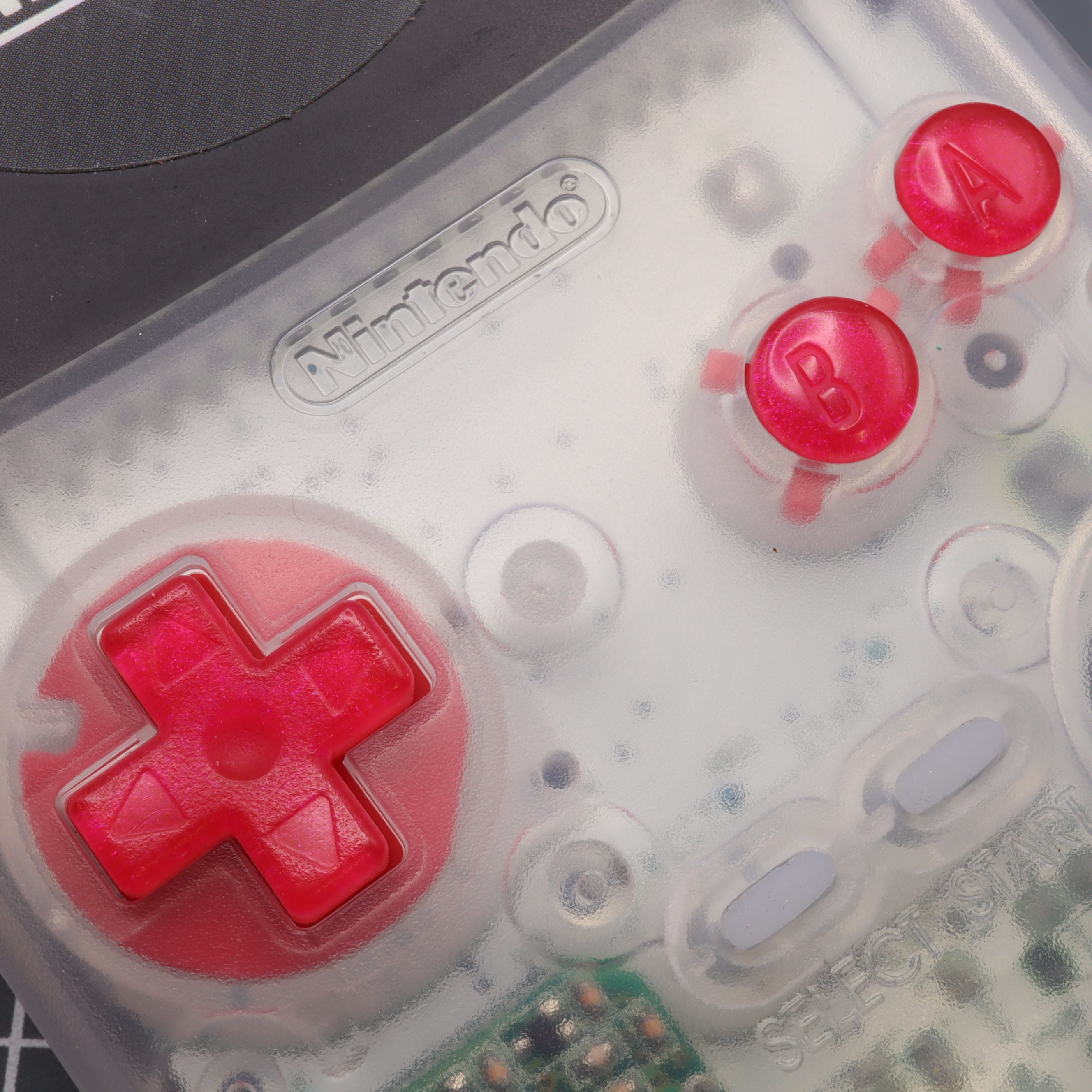 Game Boy Color Custom Resin Buttons Raspberry Candy - Etsy