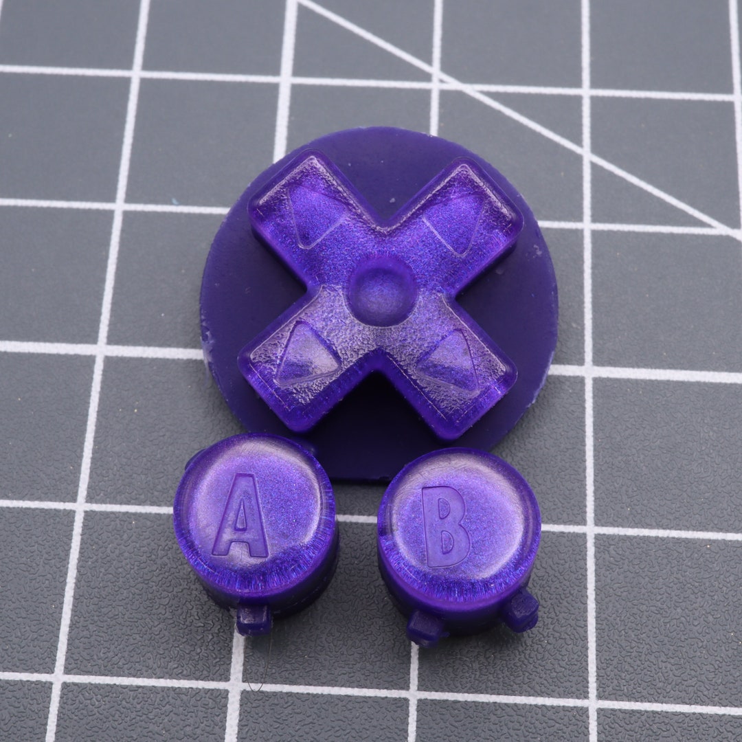 Game Boy Advance Custom Resin Buttons Grape Candy - Etsy