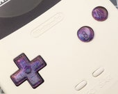 Game Boy Color Custom Resin Buttons Cosmic Purple - Etsy