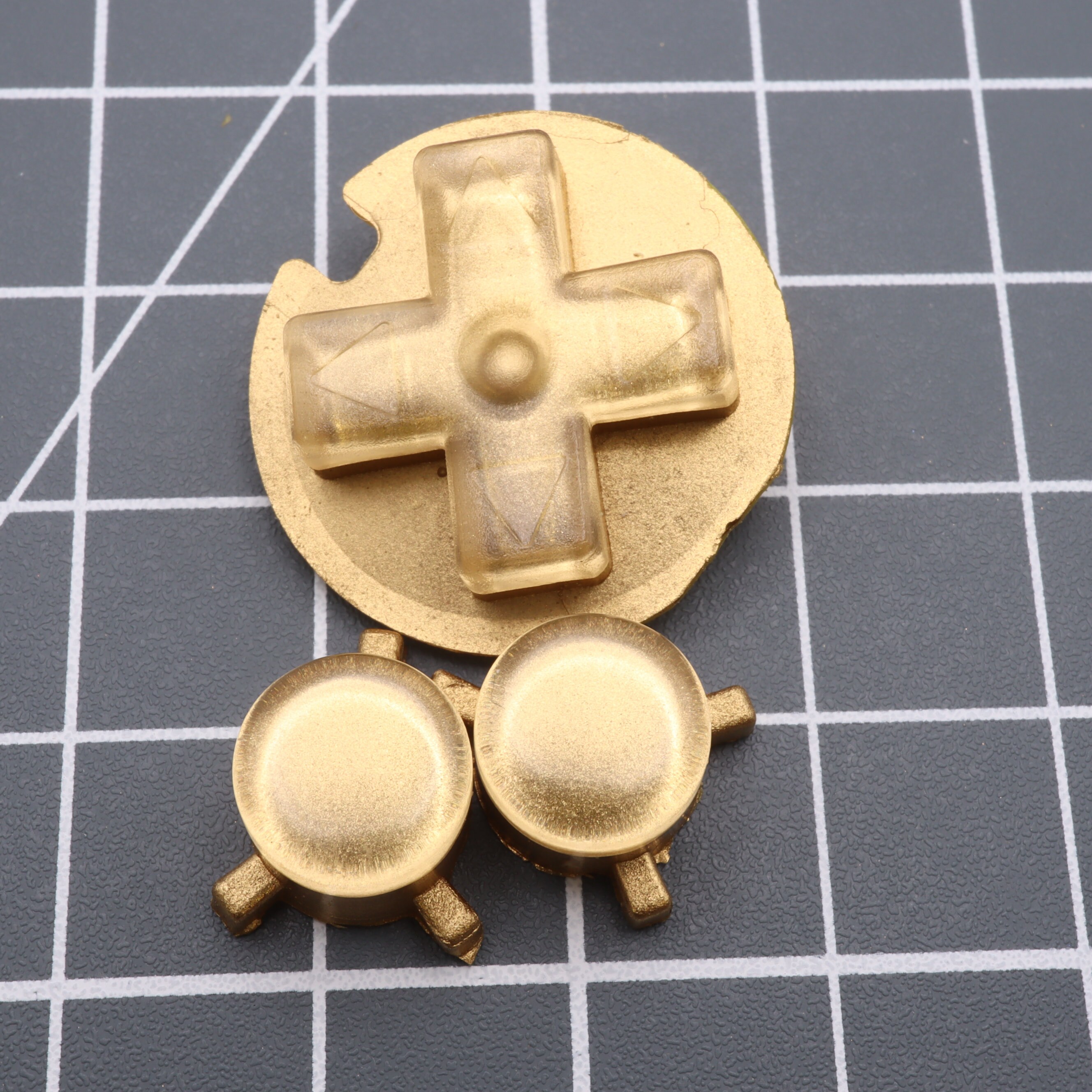 Game Boy Pocket Custom Resin Buttons Metallic Gold - Etsy