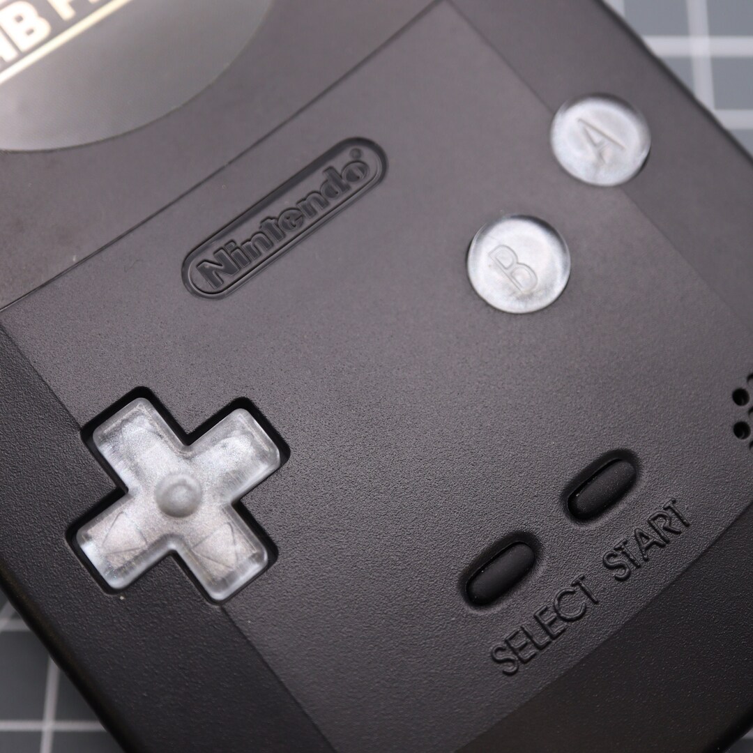 Game Boy Color Custom Resin Buttons Metallic Silver - Etsy