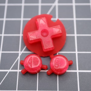 Game Boy Color Custom Resin Buttons Strawberry Candy - Etsy