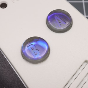 Game Boy Advance Custom Resin Buttons Midnight Opal Dichroic Effect - Etsy