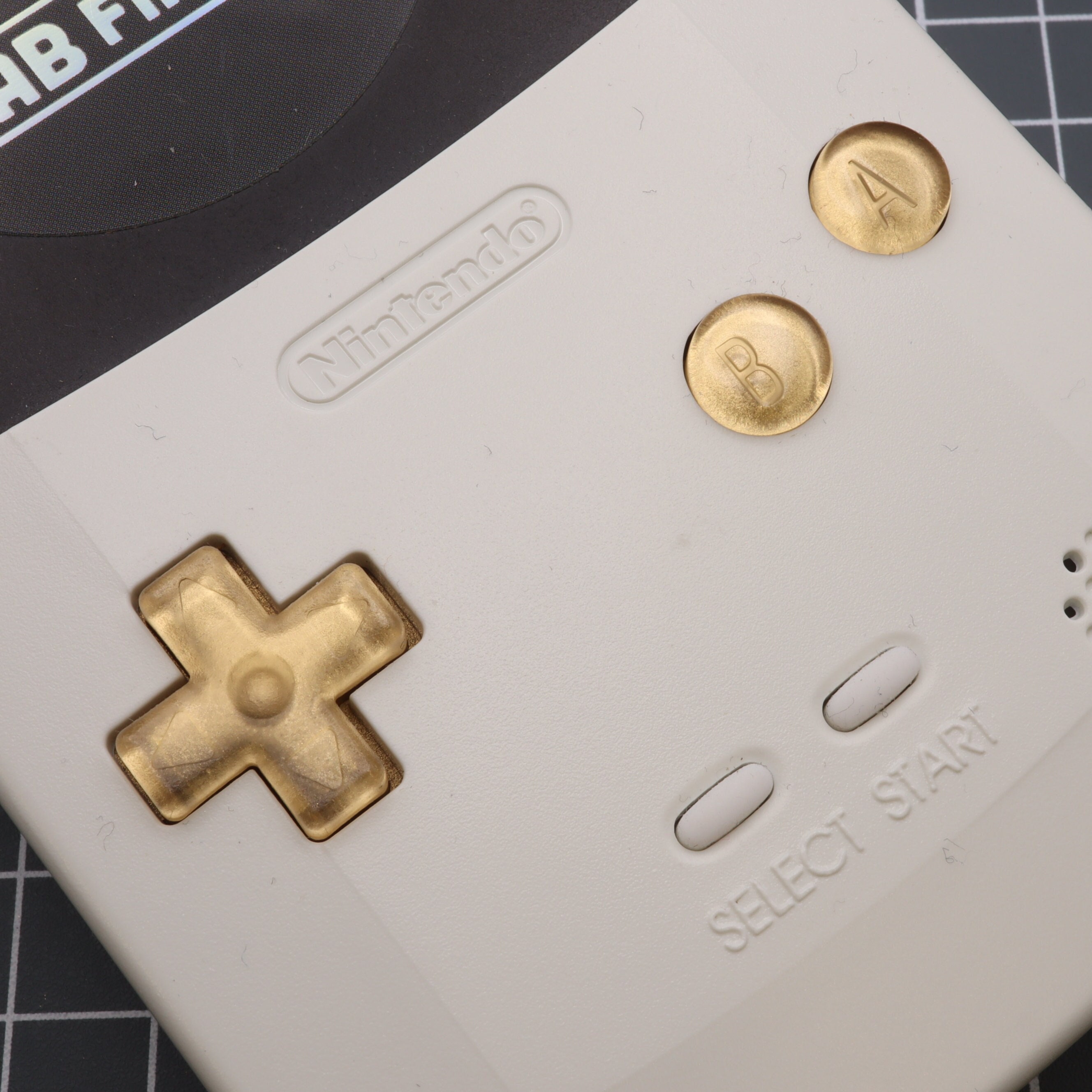 Game Boy Color Custom Resin Buttons Metallic Gold - Etsy