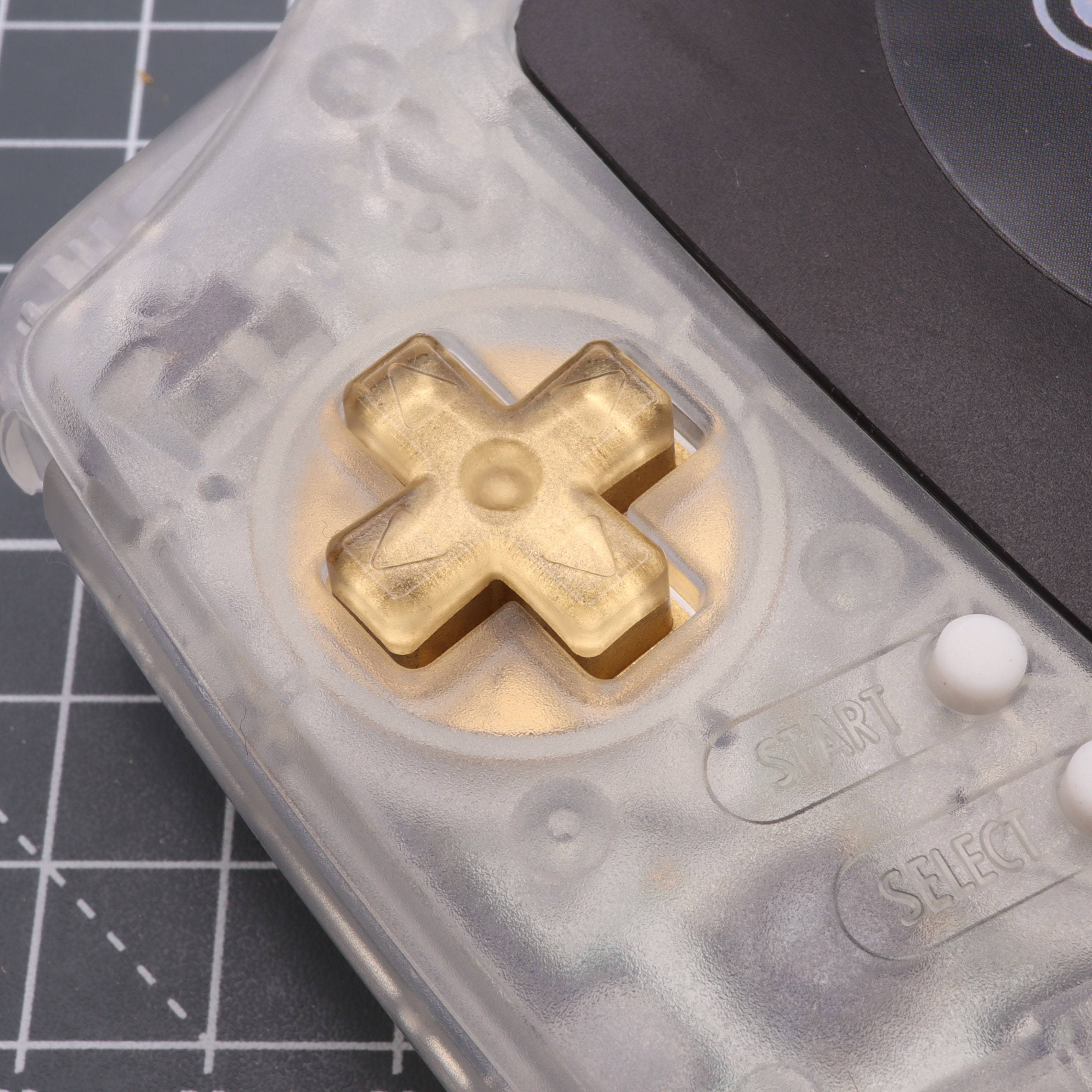 Game Boy Advance Custom Resin Buttons Metallic Gold - Etsy
