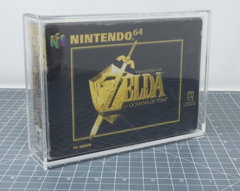 Pre-order Acrylic Display Case for Nintendo NES N64 Video Game in Box ...