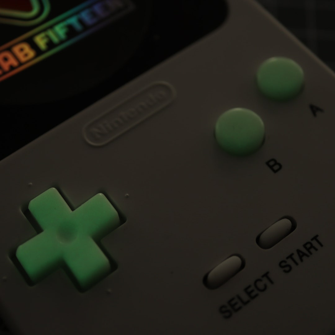 Game Boy Pocket Custom Resin Buttons Glow in the Dark Green - Etsy