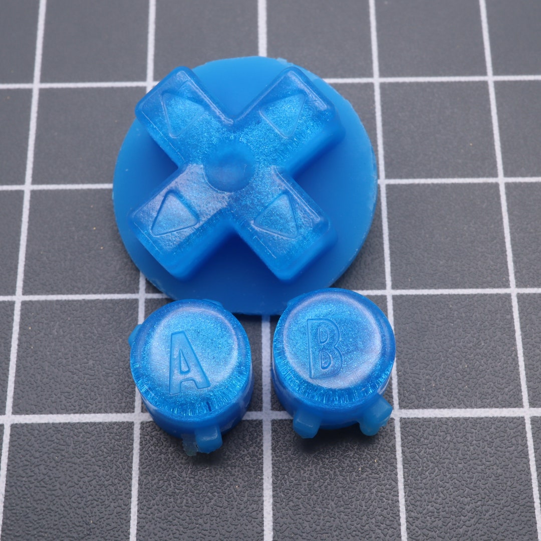 Game Boy Advance Custom Resin Buttons Blueberry Candy - Etsy
