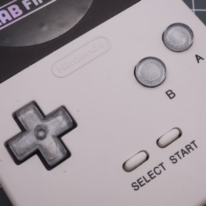Game Boy Pocket Custom Resin Buttons Metallic Silver - Etsy