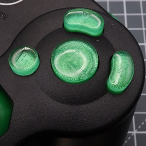 Nintendo Gamecube Custom Resin Buttons Lime Candy Green - Etsy