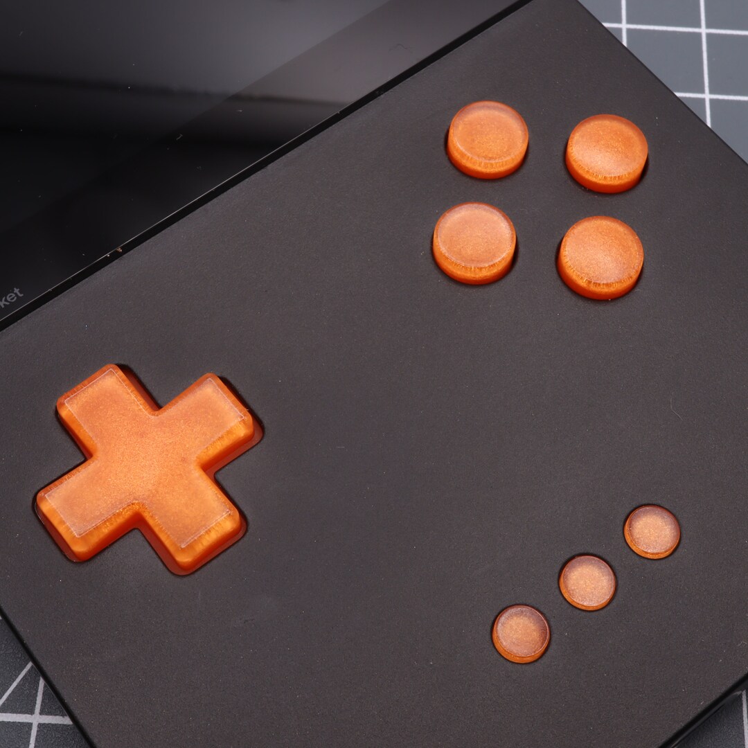 Analogue Pocket - Custom Button - Orange Candy - Etsy