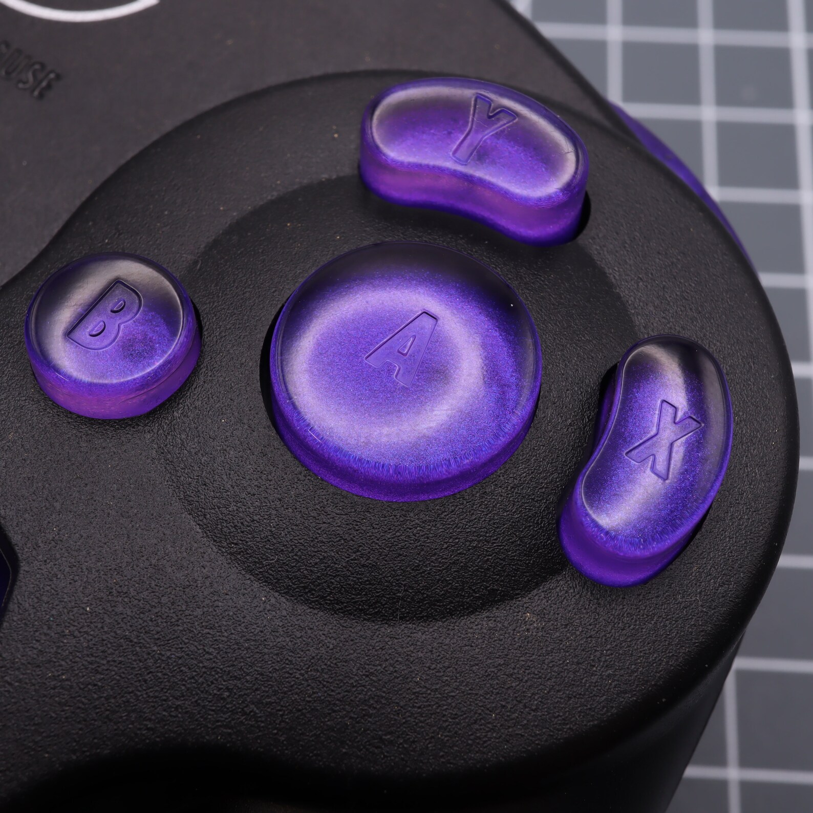 Nintendo Gamecube Custom Resin Buttons Grape Candy Purple - Etsy