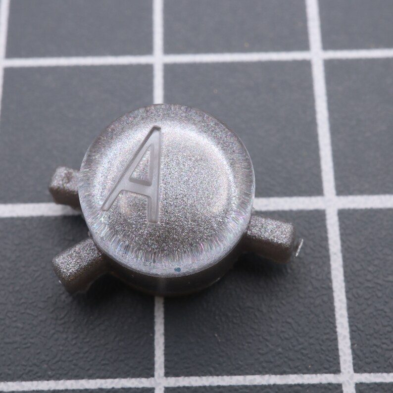 Game Boy Color Custom Resin Buttons Metallic Silver - Etsy