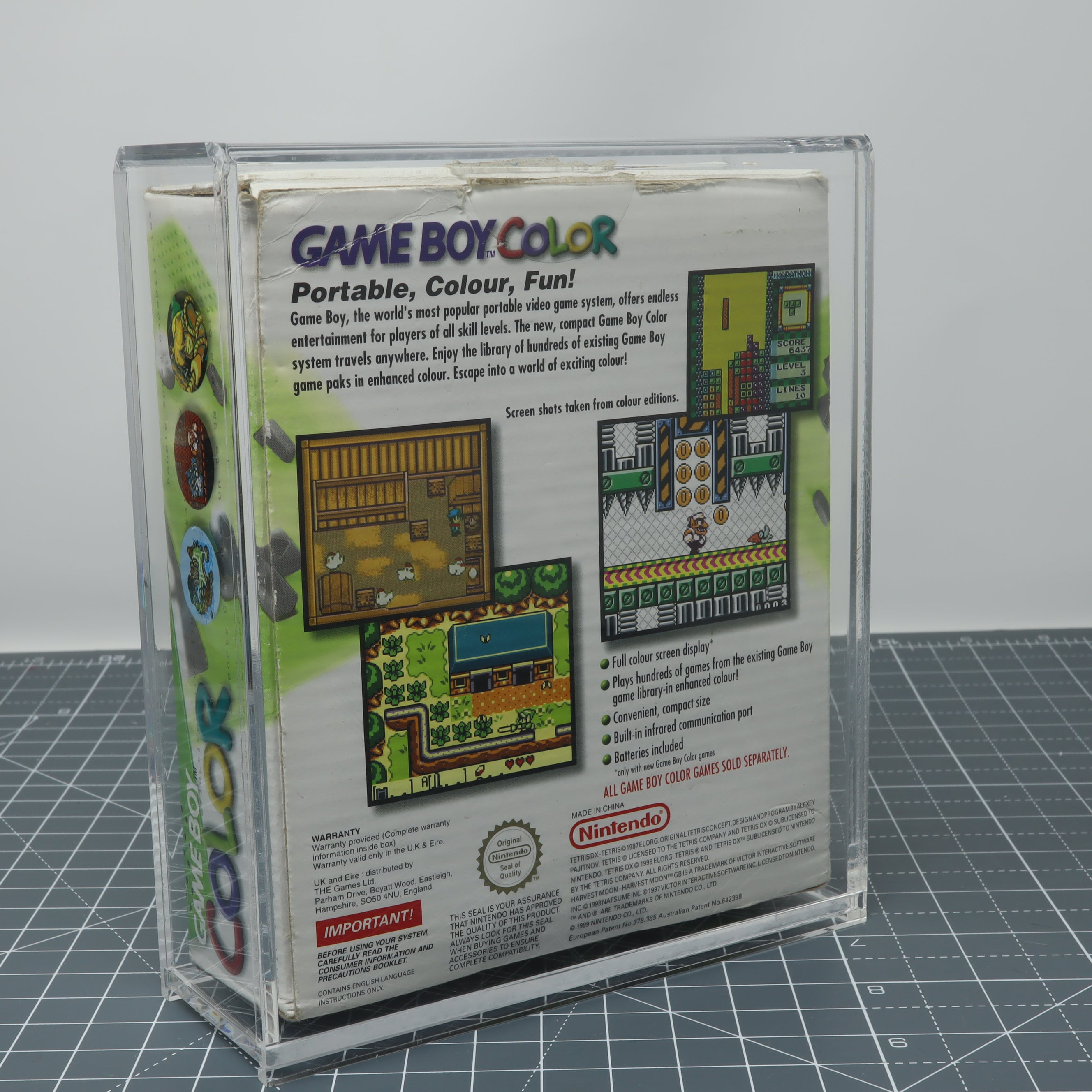 Game Boy Color Boxed Console Acrylic Display Show Case Box | Etsy