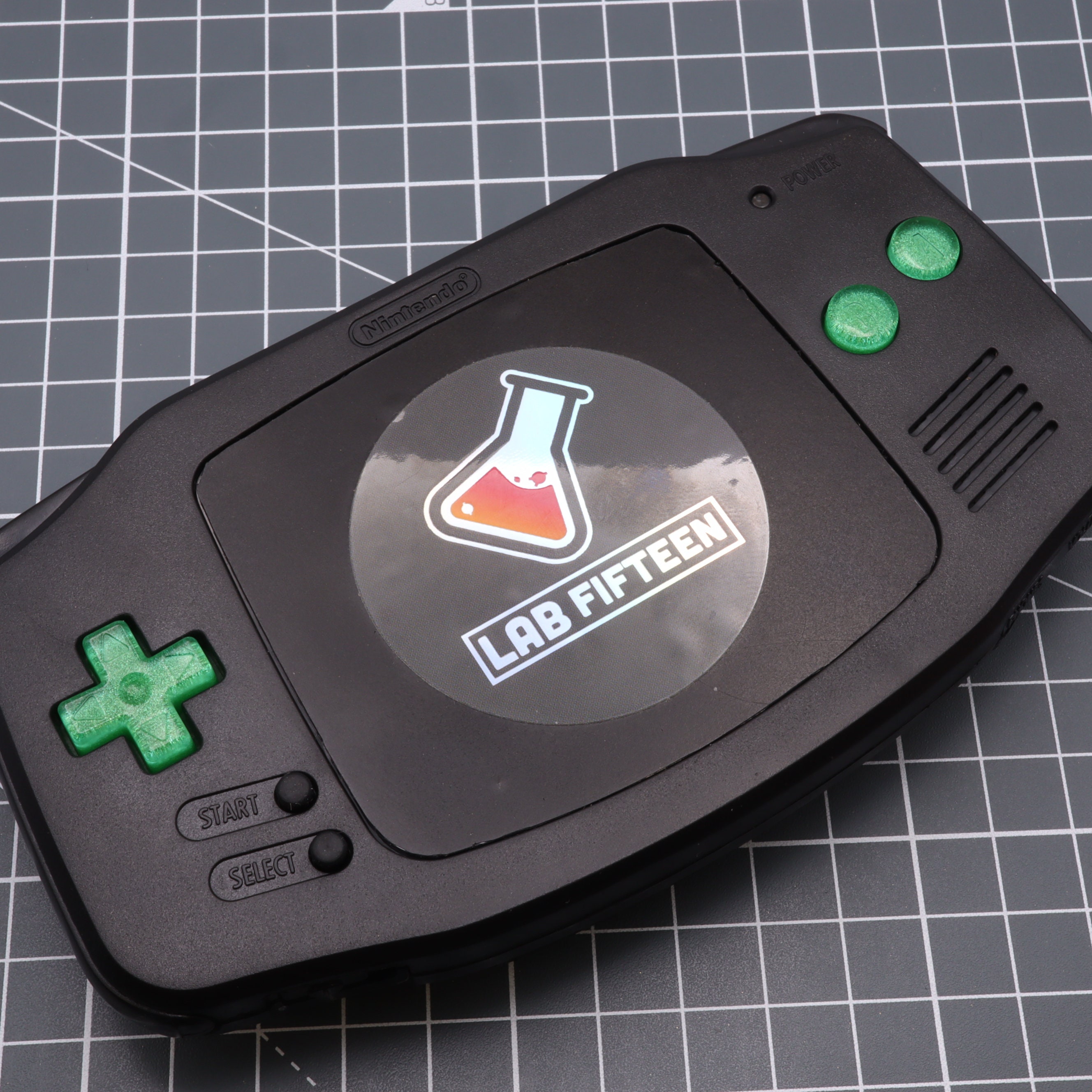 Game Boy Advance Custom Resin Buttons Lime Candy - Etsy