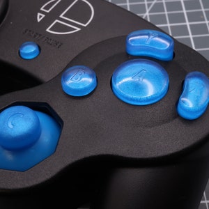 Nintendo Gamecube Custom Resin Buttons Blueberry Candy Blue - Etsy