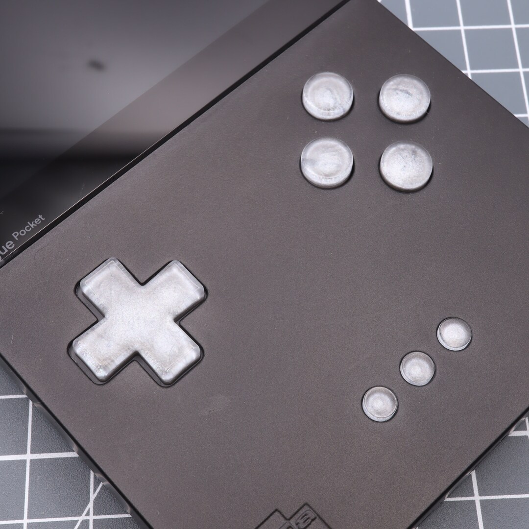 Analogue Pocket - Custom Button - Metallic Silver - Etsy