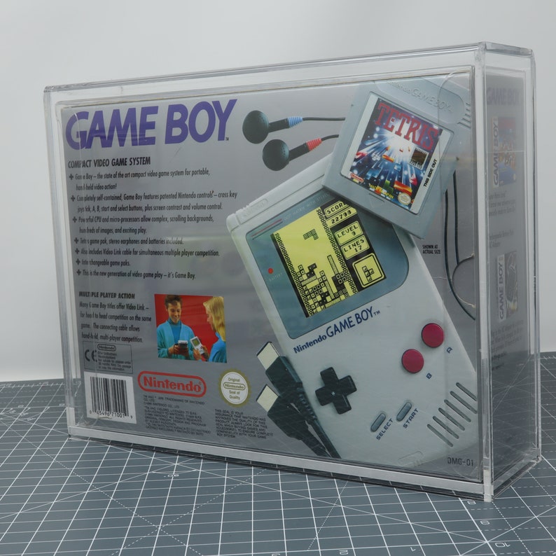 Game Boy Original DMG Boxed Console Acrylic Display Show Case - Etsy