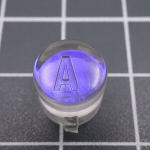 Game Boy Advance Custom Resin Buttons Midnight Opal Dichroic Effect - Etsy