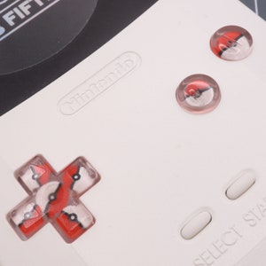 Game Boy Color Custom Resin Buttons Pokeball - Etsy