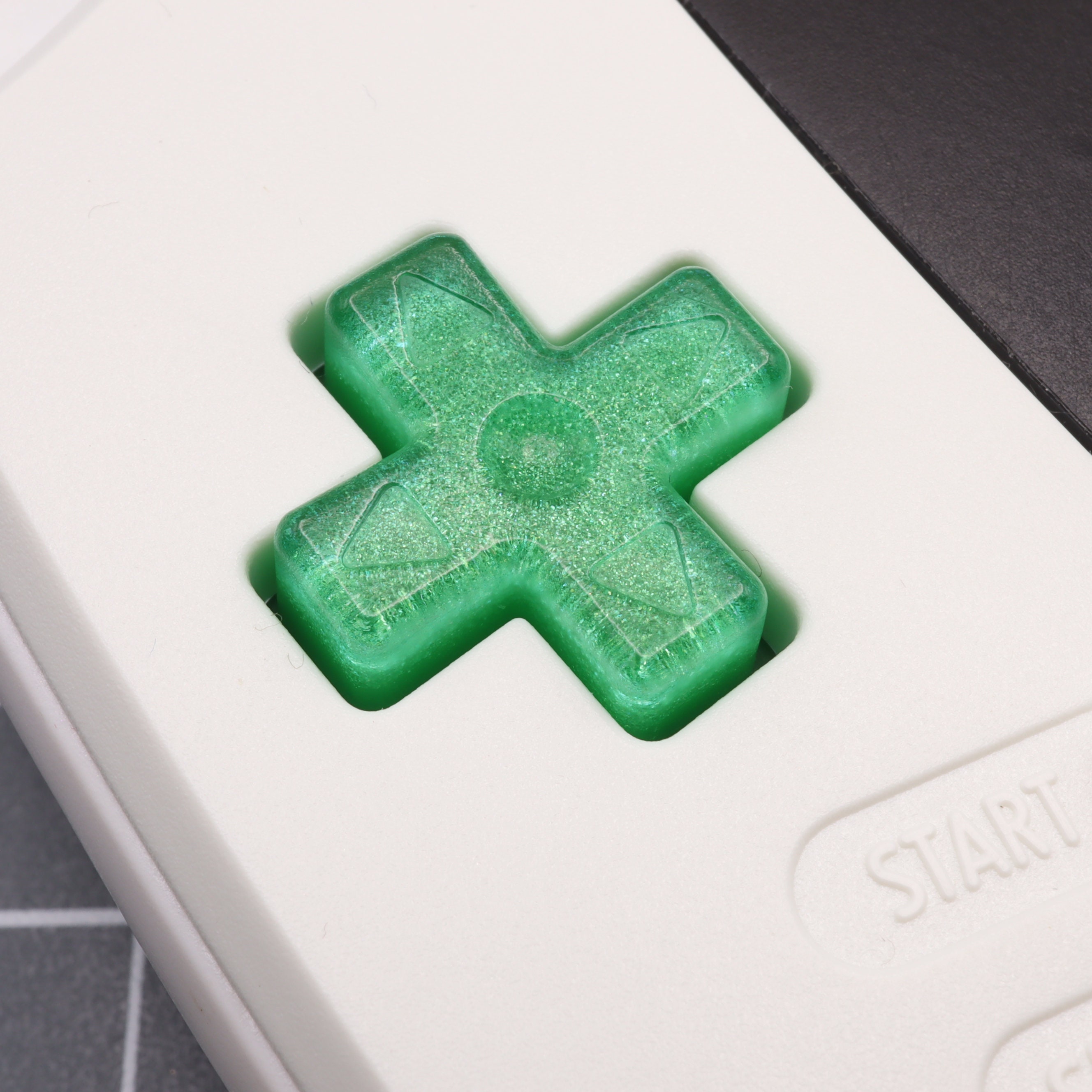 Game Boy Advance Custom Resin Buttons Lime Candy - Etsy