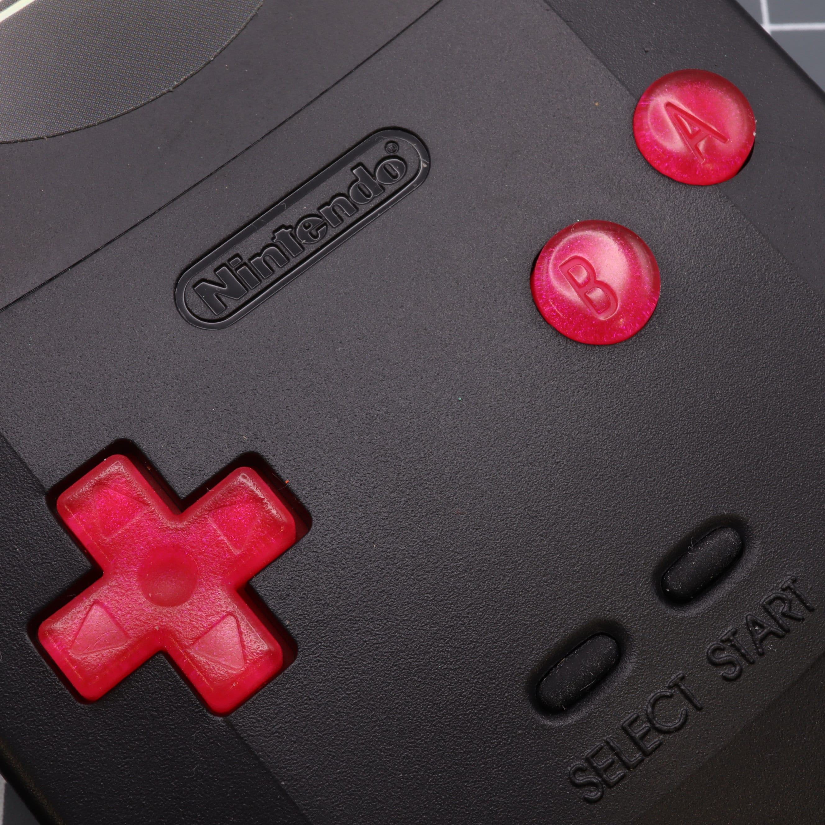 Game Boy Color Custom Resin Buttons Raspberry Candy - Etsy